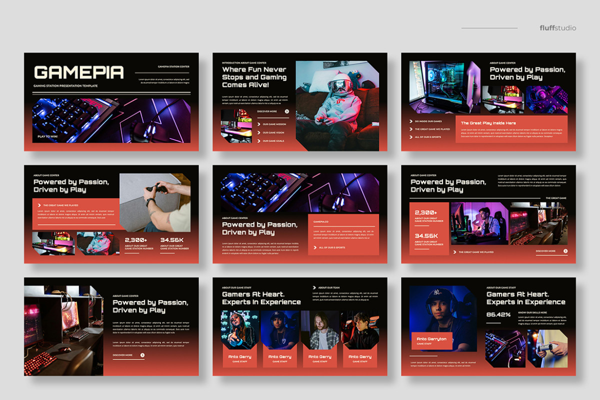 Gaming eSports Powerpoint Template | Nulivo Market