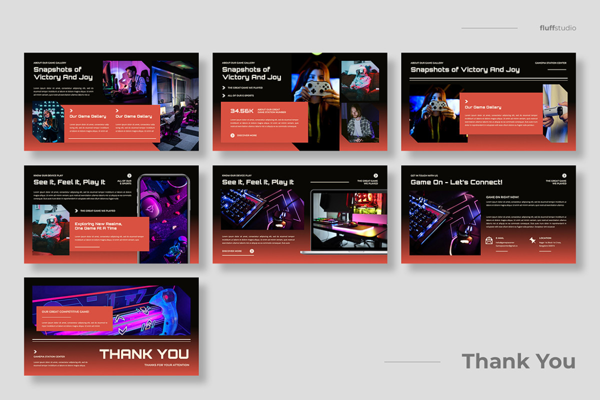 Gaming eSports Google Slides Template | Nulivo Market