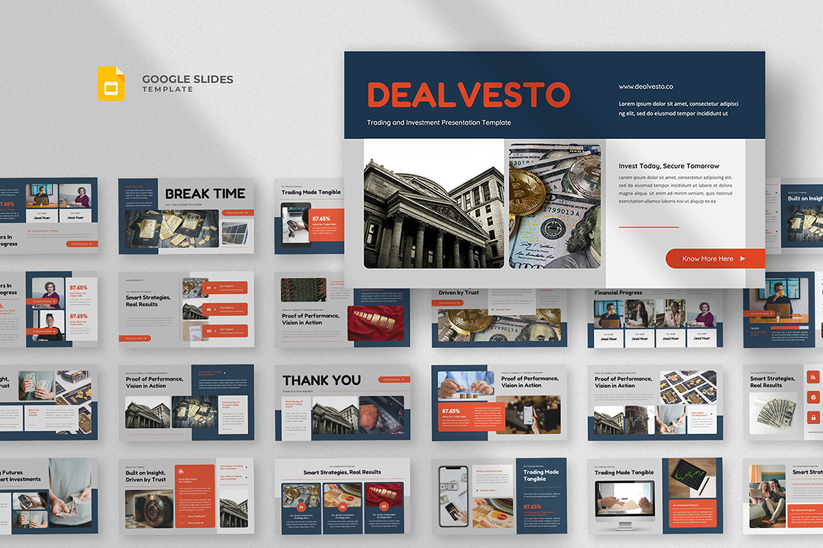 Forex Trading & Investment Google Slides Template | Nulivo Market