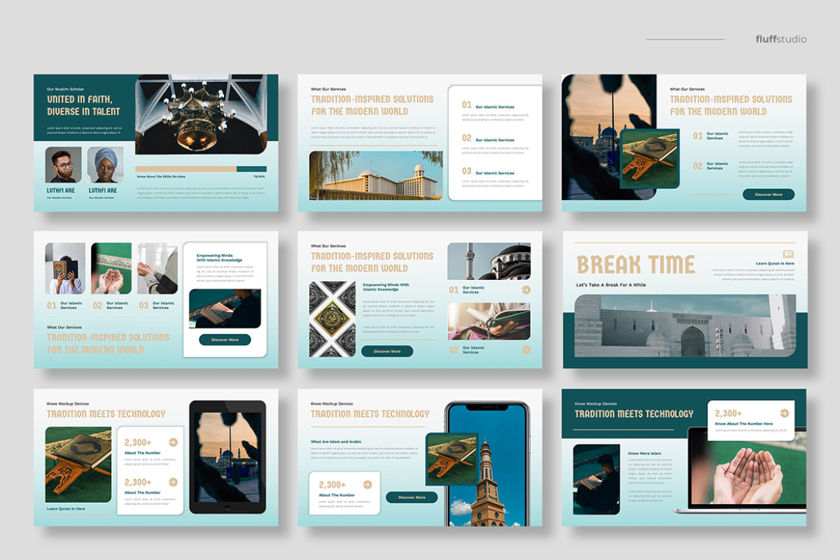 Islamic & Arabic Google Slides Template | Nulivo Market