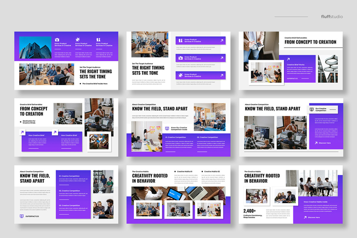 Creative Brief Powerpoint Template | Nulivo Market