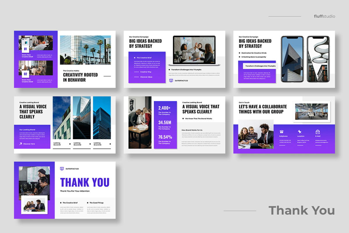 Creative Brief Powerpoint Template | Nulivo Market