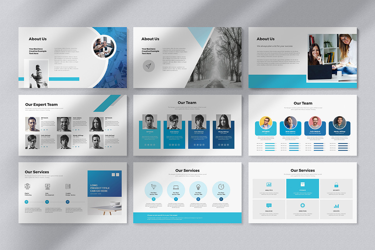 Business Plan Keynote Presentation Template | Nulivo Market