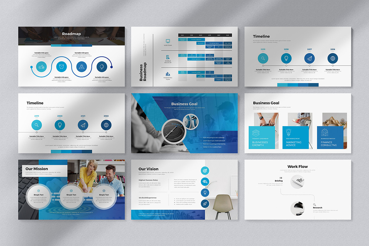 Business Plan Keynote Presentation Template | Nulivo Market