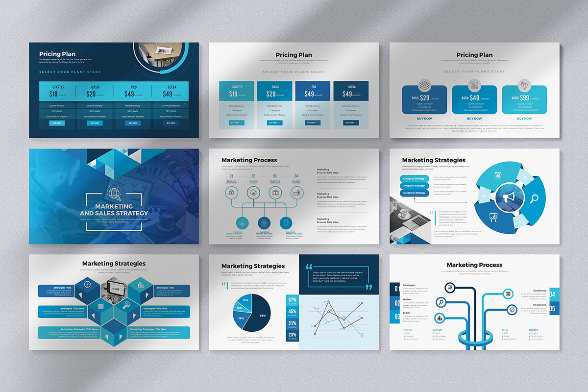 Business Plan Keynote Presentation Template | Nulivo Market