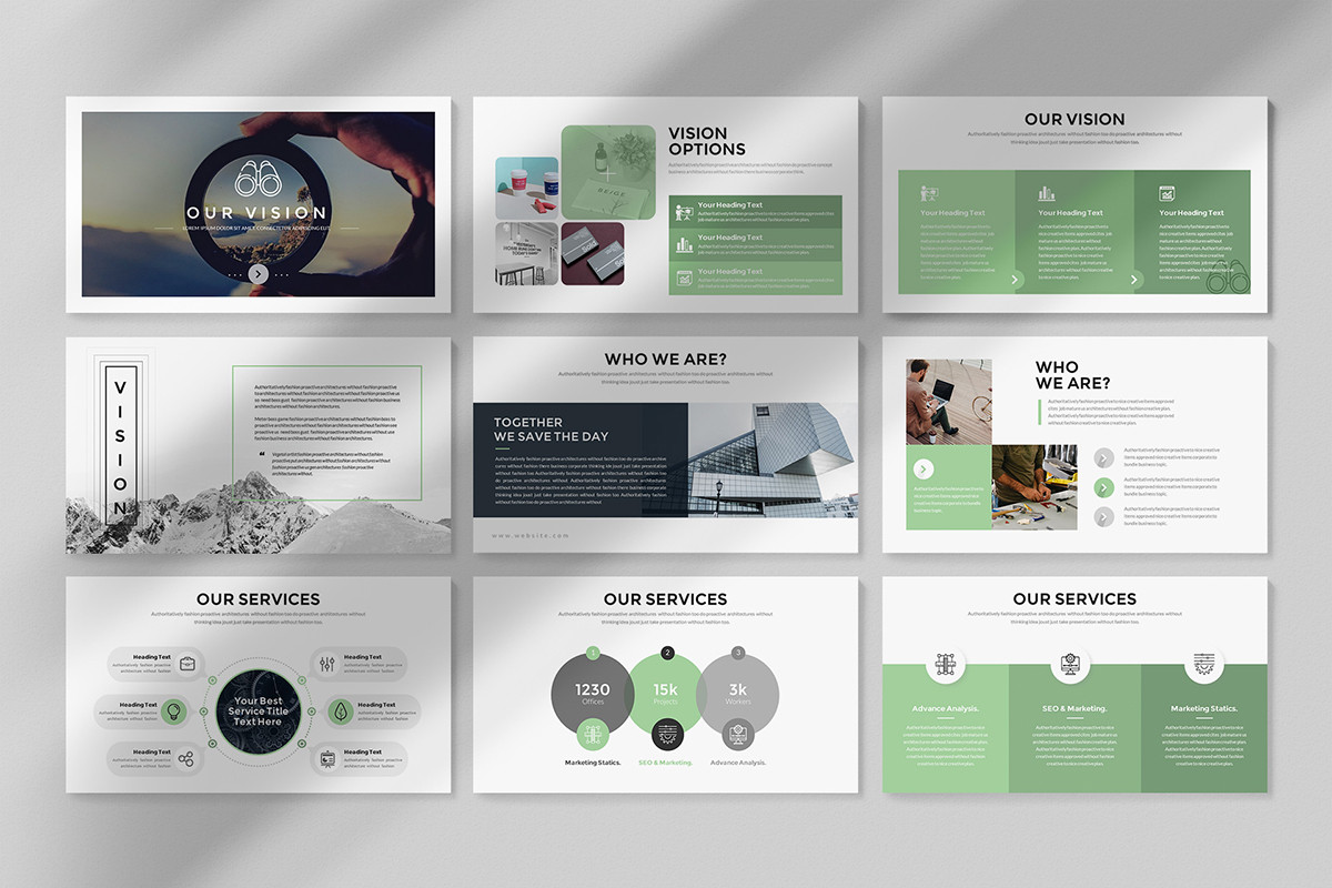 Mountain Business Keynote Presentation Template | Nulivo Market