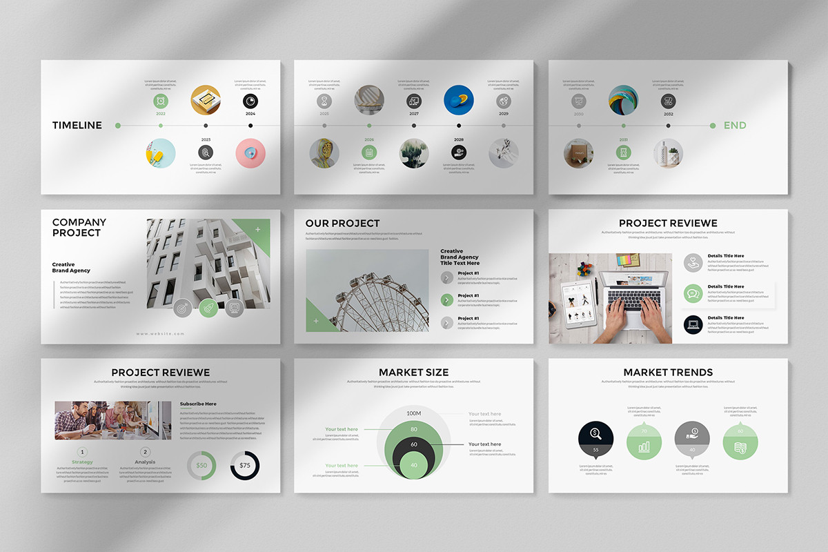 Mountain Business Keynote Presentation Template | Nulivo Market