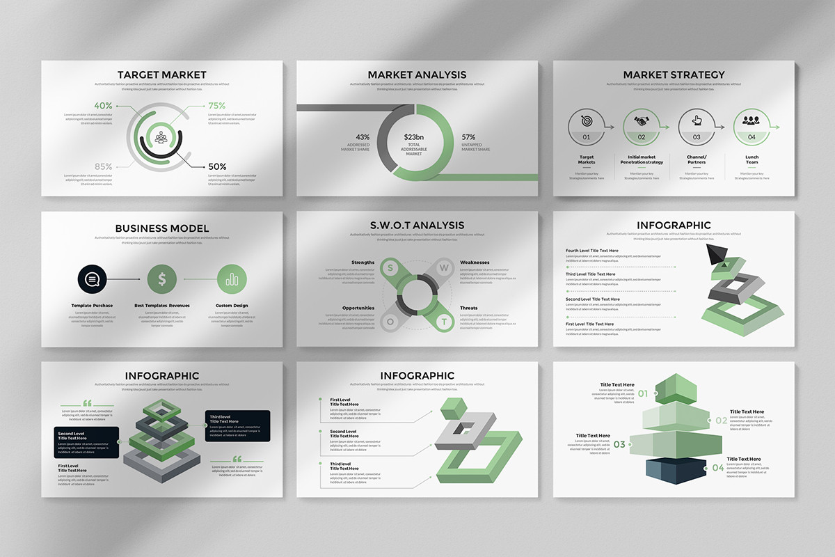 Mountain Business Keynote Presentation Template | Nulivo Market
