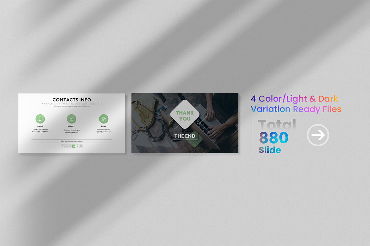 Mountain Business Keynote Presentation Template | Nulivo Market