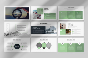 Mountain Business Keynote Presentation Template | Nulivo Market
