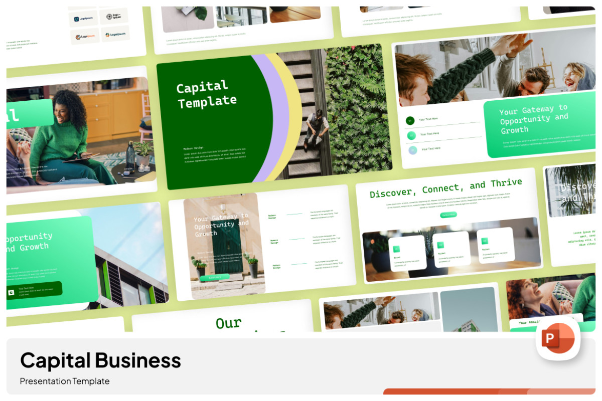Capital Business PowerPoint Template | Nulivo Market