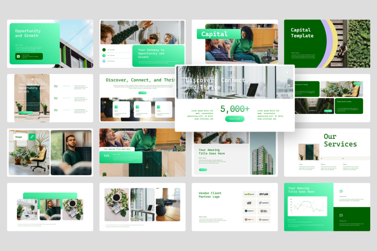 Capital Business PowerPoint Template | Nulivo Market