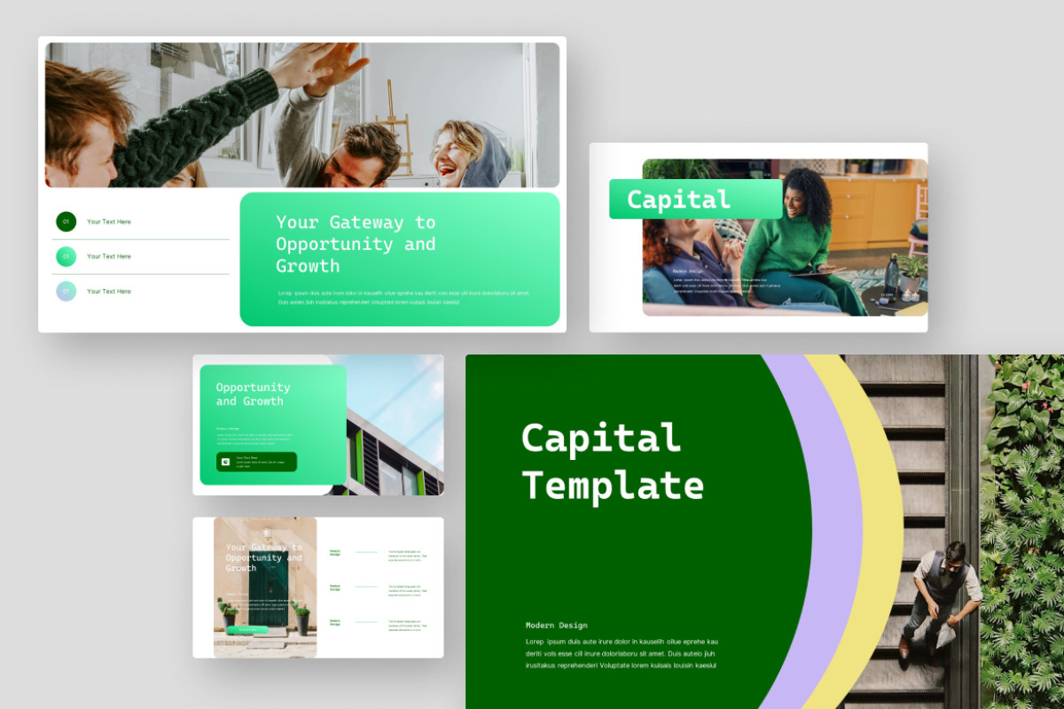 Capital Business PowerPoint Template | Nulivo Market