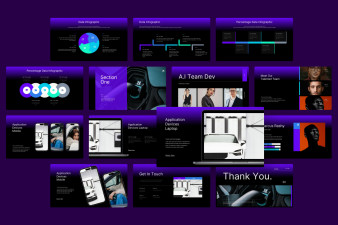 Vehicle AI technology PowerPoint Template | Nulivo Market