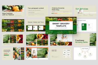 Smart Grocery PowerPoint Template | Nulivo Market