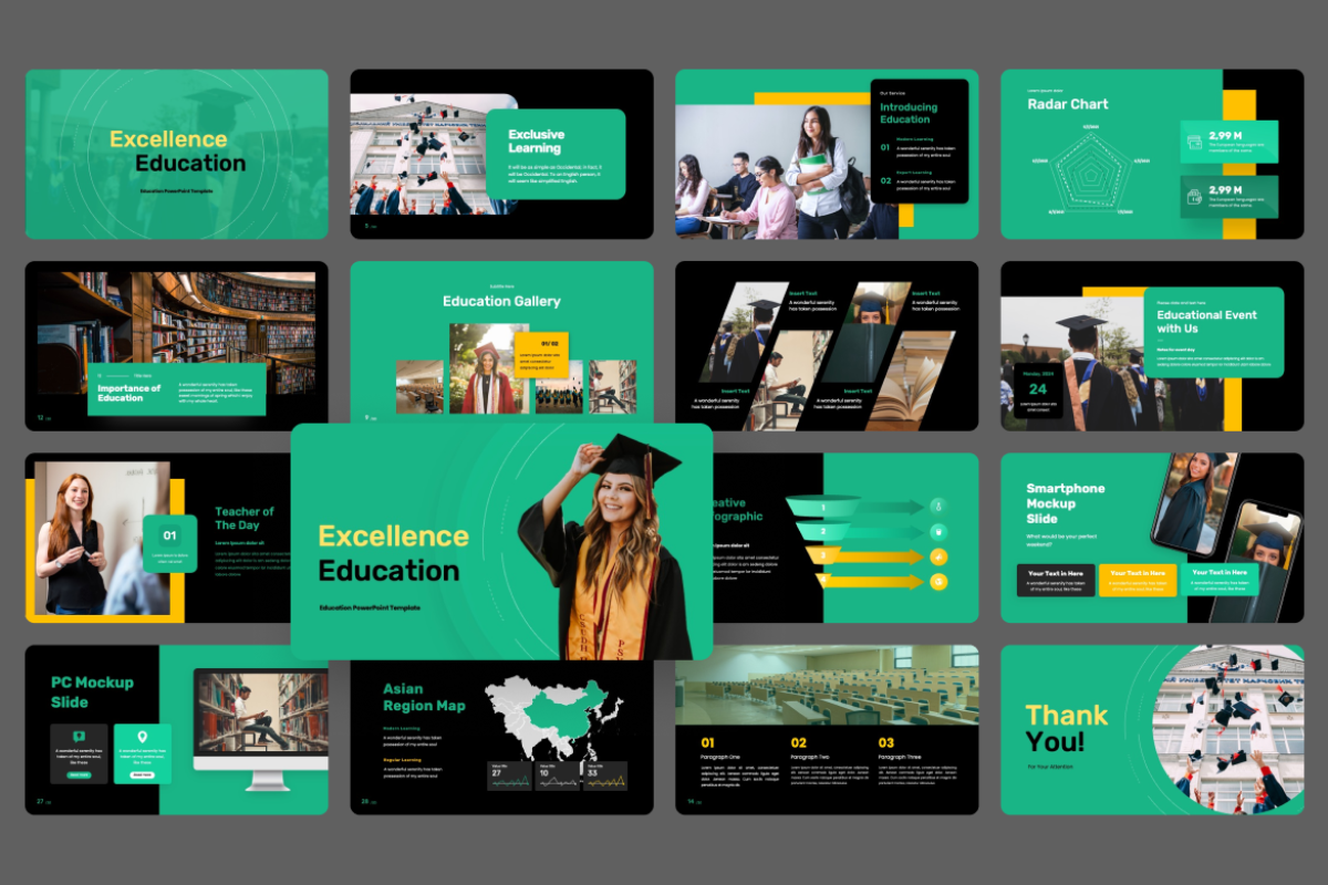 Excellence Education PowerPoint Template | Nulivo Market