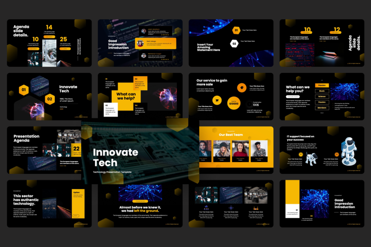 Technology Innovation Presentation - Google Slide | Nulivo Market