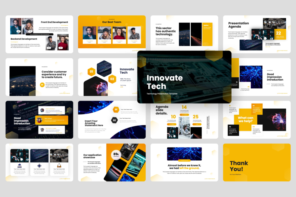 Technology Innovation Presentation - Google Slide | Nulivo Market