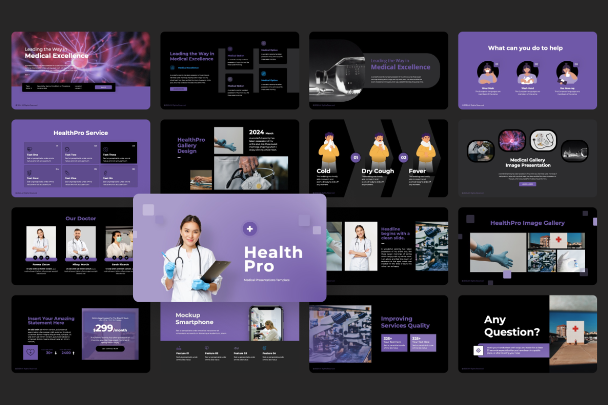 Healthcare Medical Presentation - Google Slide | Nulivo Market