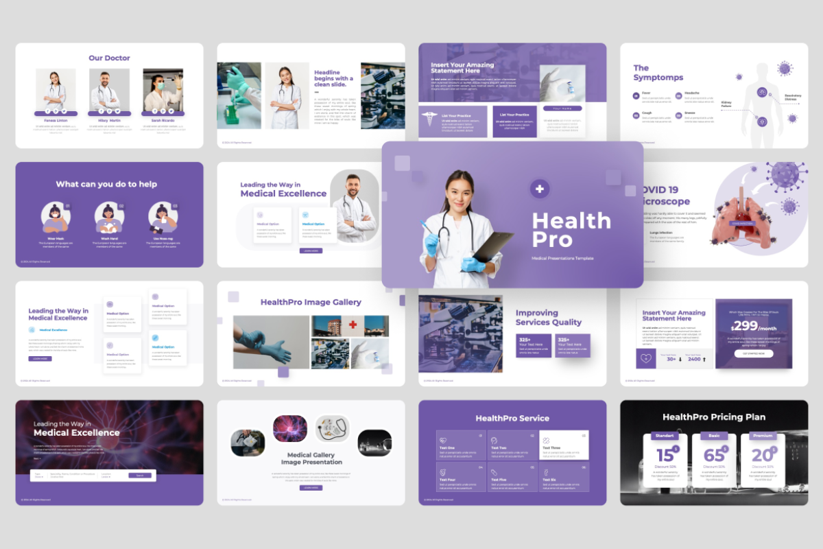 Healthcare Medical Presentation - Google Slide | Nulivo Market
