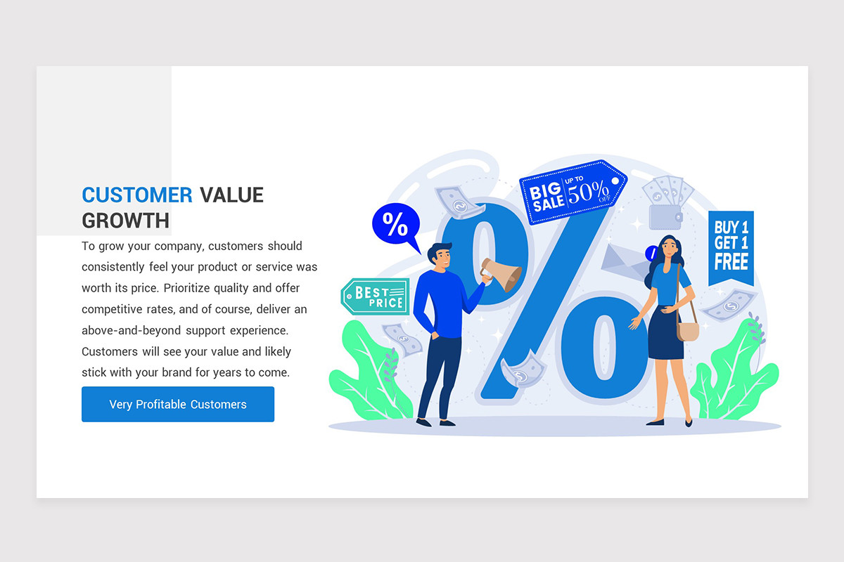 Customer Value Growth Keynote Presentation Template | Nulivo Market