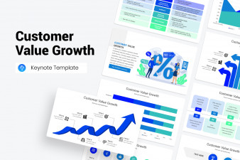 Customer Value Growth Keynote Presentation Template | Nulivo Market