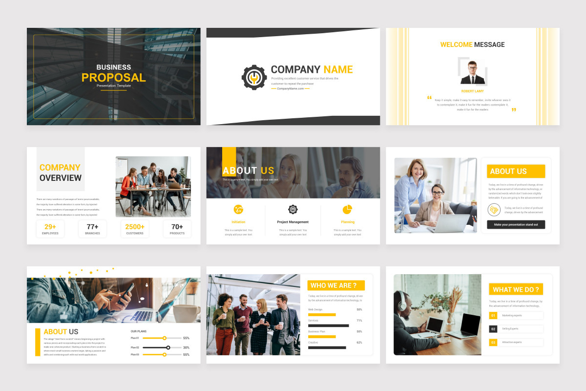 Business Proposal Keynote Presentation Template | Nulivo Market