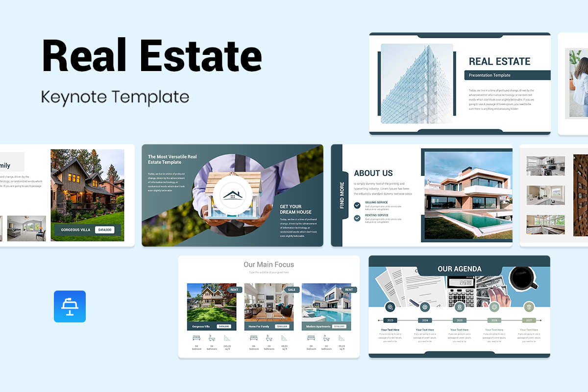 Real Estate Keynote Presentation Template | Nulivo Market