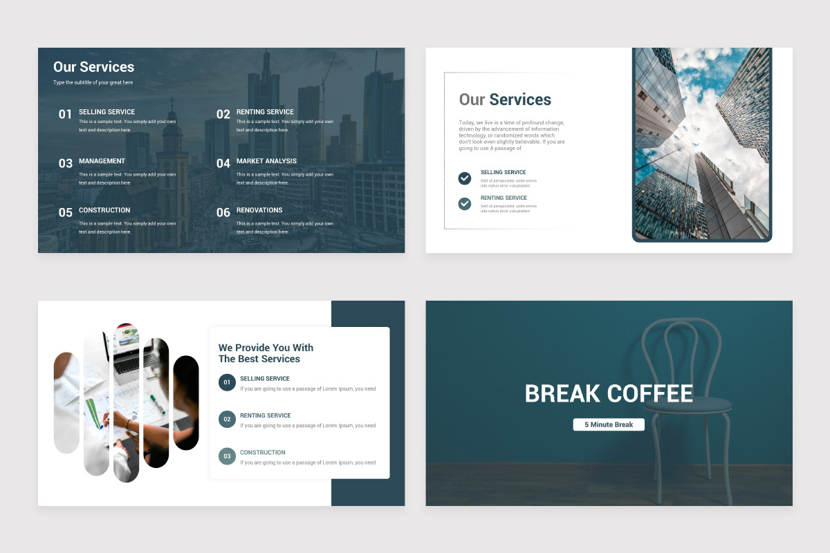 Real Estate Keynote Presentation Template | Nulivo Market