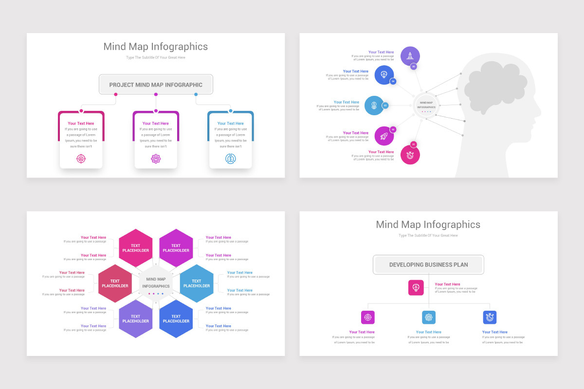 Mind Map Diagrams Keynote Presentation Template | Nulivo Market