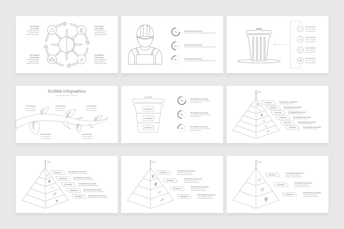 Scribble Infographics Keynote Presentation | Nulivo Market