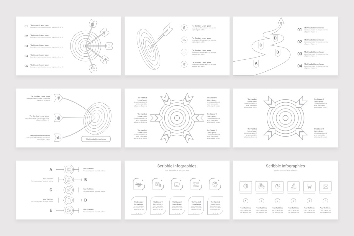Scribble Infographics Keynote Presentation | Nulivo Market
