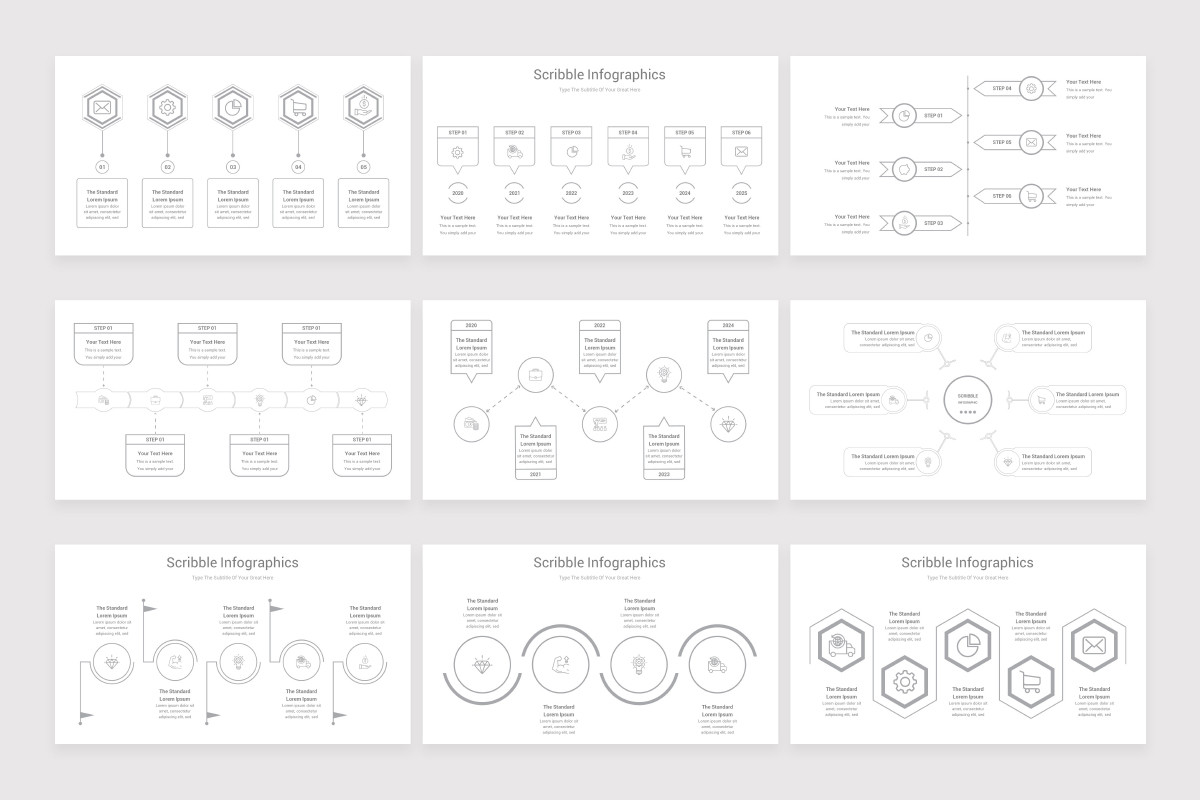 Scribble Infographics Keynote Presentation | Nulivo Market