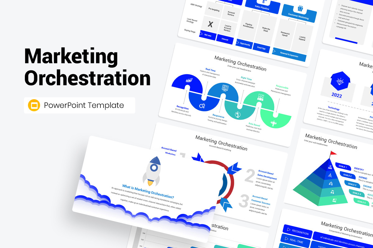 Marketing orchestration Google Slides Presentation Template | Nulivo Market