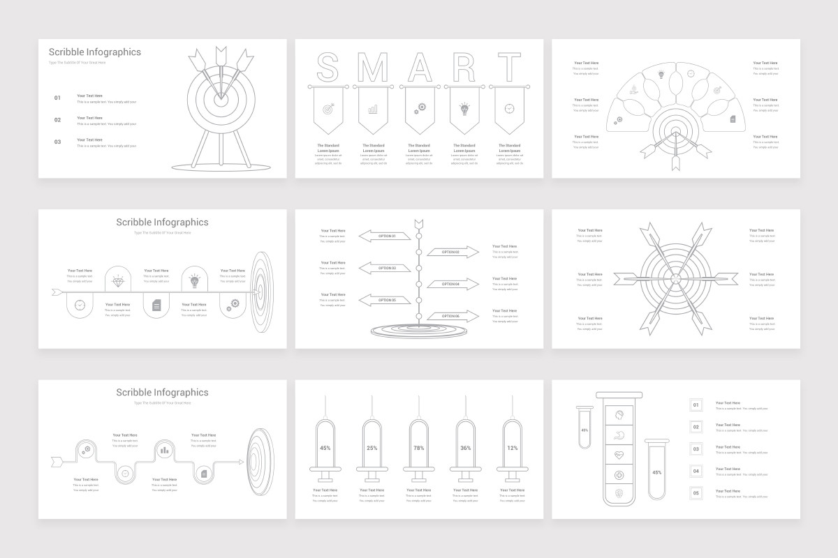 Scribble Infographics Google Slides Presentation | Nulivo Market