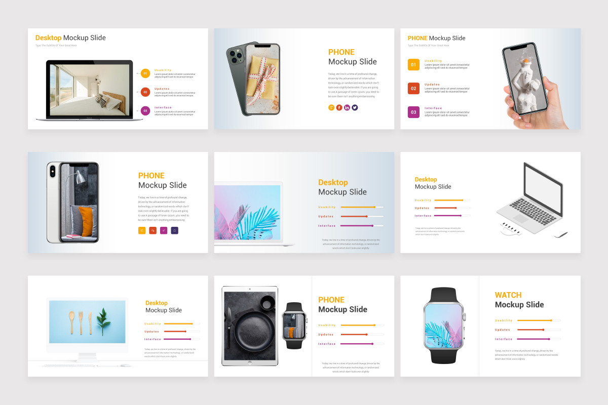 Clean Multipurpose Google Slides Template | Nulivo Market