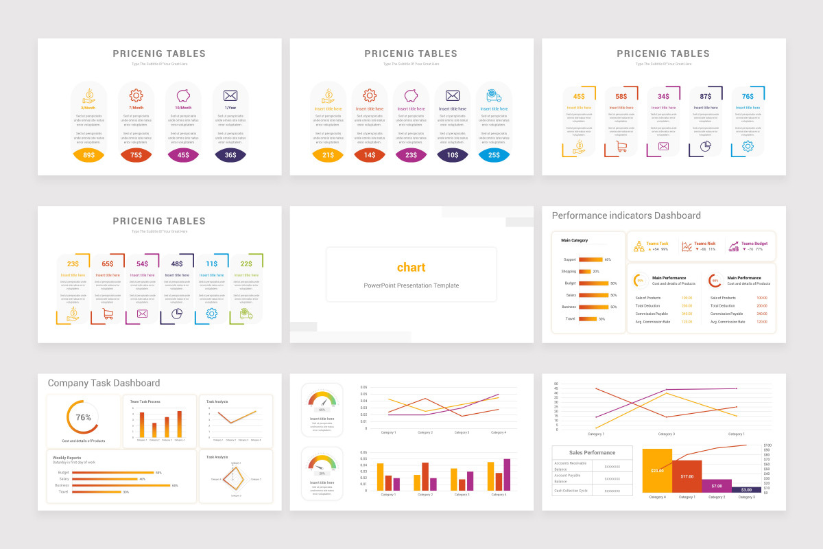 Clean Multipurpose Google Slides Template | Nulivo Market