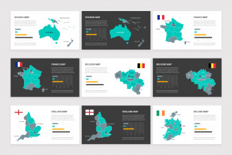 Maps Google Slides Presentation Template | Nulivo Market