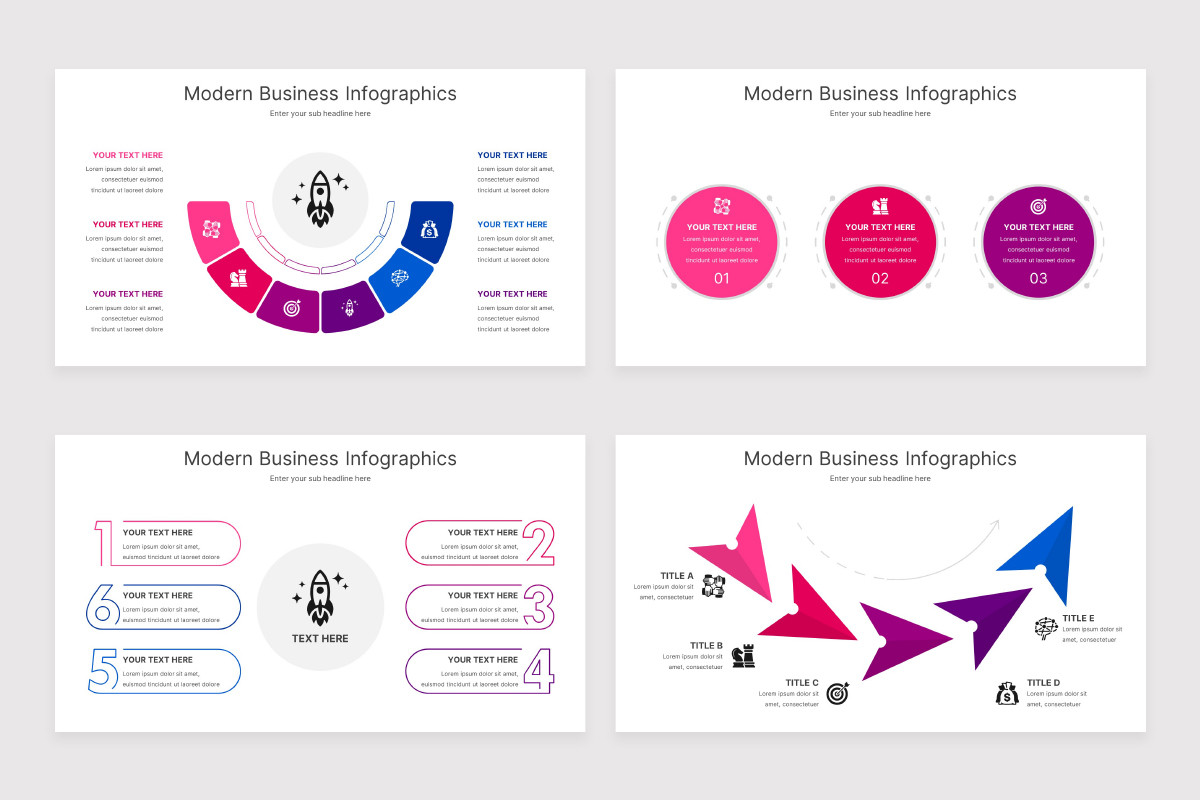 Modern Business Infographics Powerpoint Template | Nulivo Market