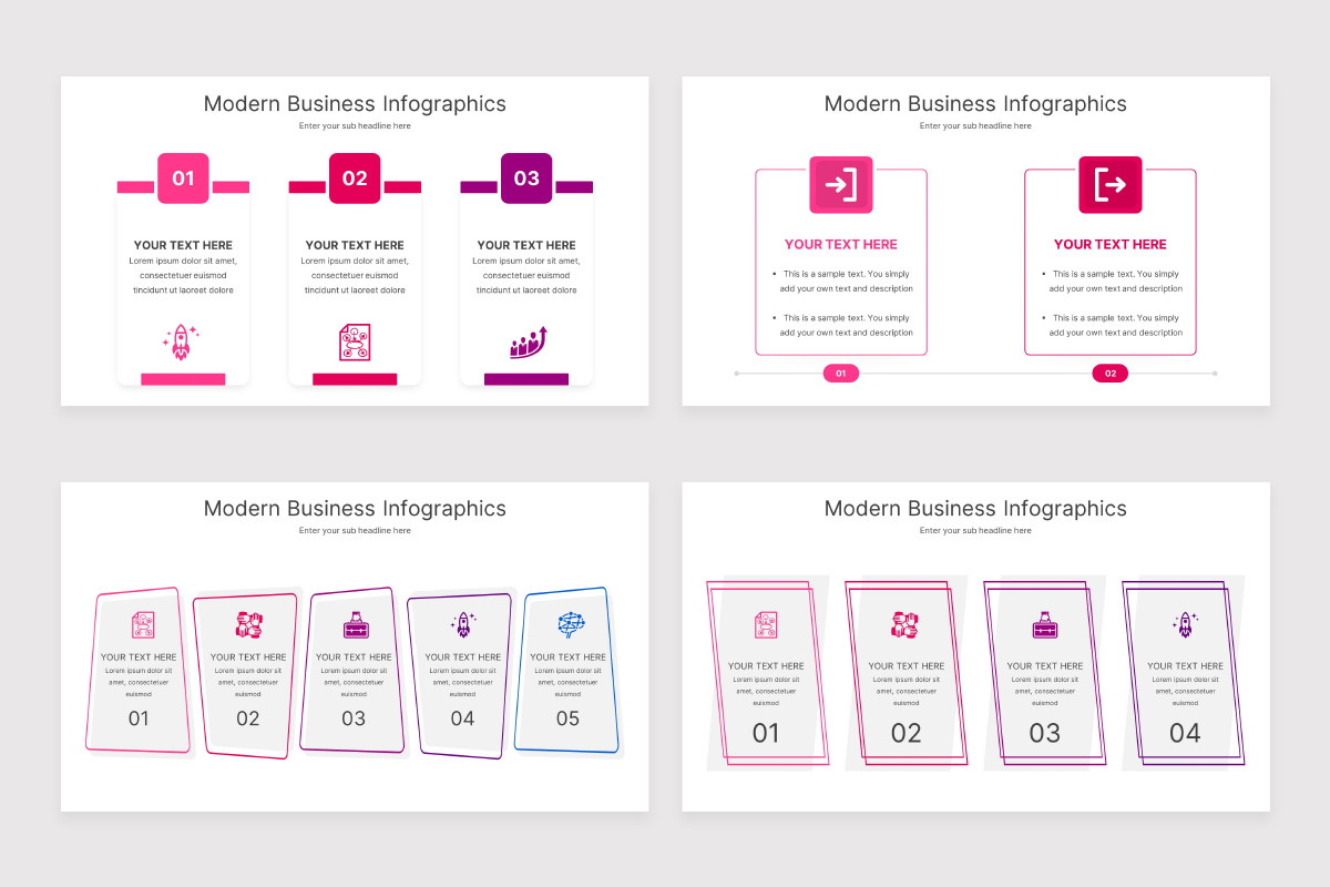 Modern Business Infographics Powerpoint Template | Nulivo Market