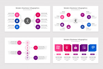 Modern Business Infographics Powerpoint Template | Nulivo Market