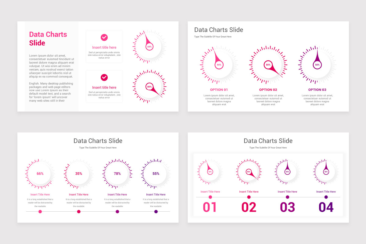 Editable Data Charts Google Slides Presentation Template | Nulivo Market