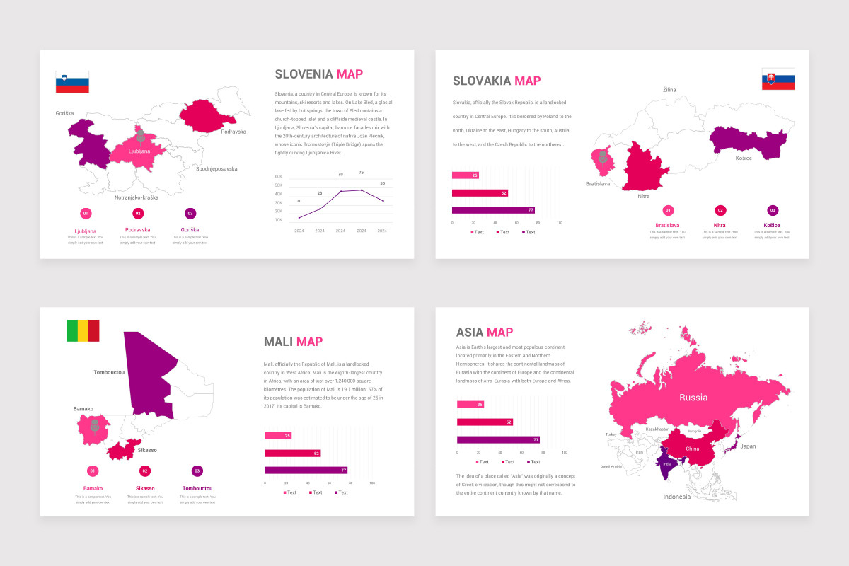 Editable Data Charts Google Slides Presentation Template | Nulivo Market