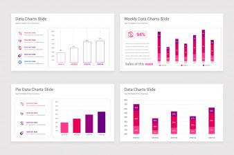 Editable Data Charts Google Slides Presentation Template | Nulivo Market