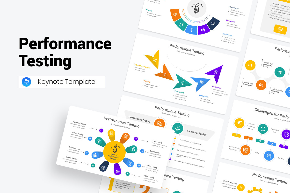 Performance Testing Keynote Presentation Template | Nulivo Market