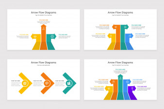 Arrow Flow Diagram Powerpoint Template | Nulivo Market