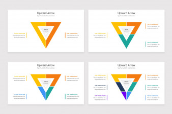 Upward Arrow Diagram PowerPoint Template | Nulivo Market