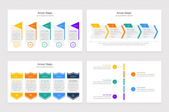 Arrow Steps Diagram PowerPoint Template | Nulivo Market