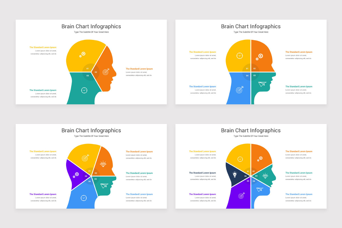 Brain Chart PowerPoint Template | Nulivo Market