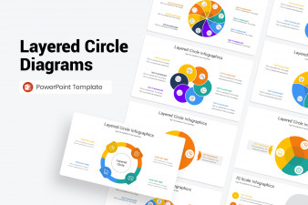 Layered Circle Diagrams PowerPoint Template | Nulivo Market